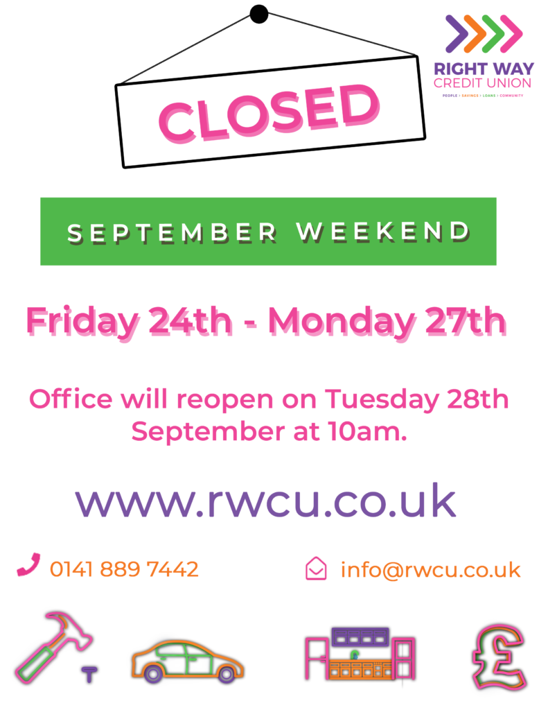 September Weekend 2021 – Right Way Credit Union